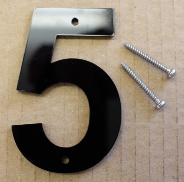 Number 5 with Screw Holes and Stainless Steel Screws.jpg (Image #33 of 44)